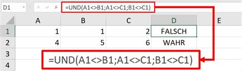 Excel Ungleich • Einfach Erklärt Mit Beispielen · [mit Video]