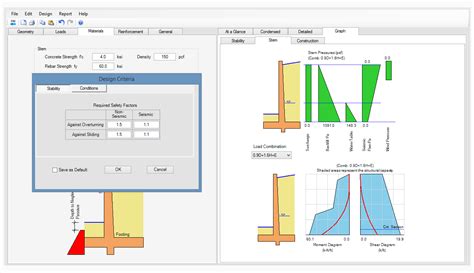 Cantilever Pile Supported Retaining Wall Design Software Asdip