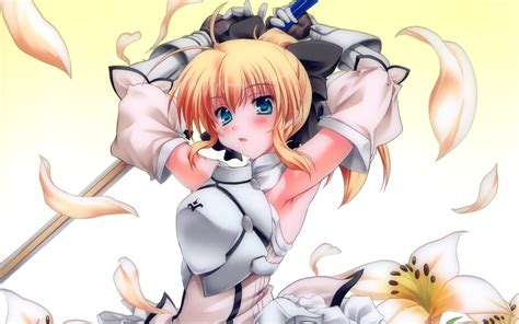 Saber Lily Fate Stay Night Wallpaper 24684655 Fanpop