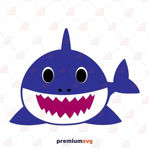 Daddy Shark Svg Clipart Daddy Svg Shark Download Premiumsvg