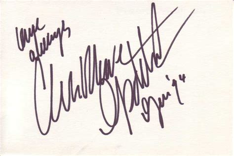 Anna Marie Goddard In Person Autographed Index Card