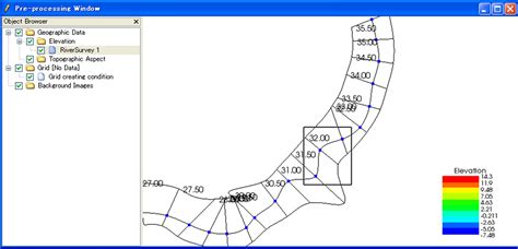 Editing Cross Section Data — Iric Users Manual 400 Documentation