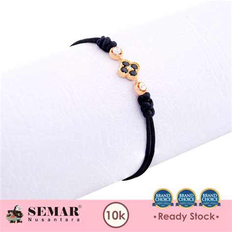 Promo Gelang Emas Tali Sweet Flower Black Gold K Semar Nusantara Cicil X Kab Klaten