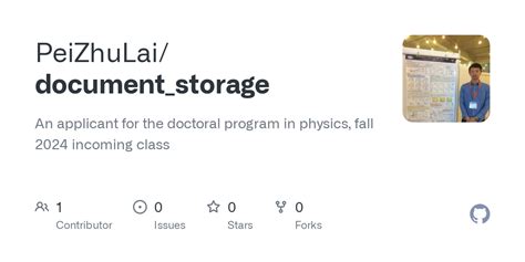 GitHub PeiZhuLai Document Storage An Applicant For The Doctoral Program In Physics Fall 2024