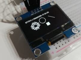 Arduino Lektion X Pixel OLED Display Technik Blog