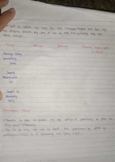 No Iguhit So Notebook Ong Happy Face Kung StudyX