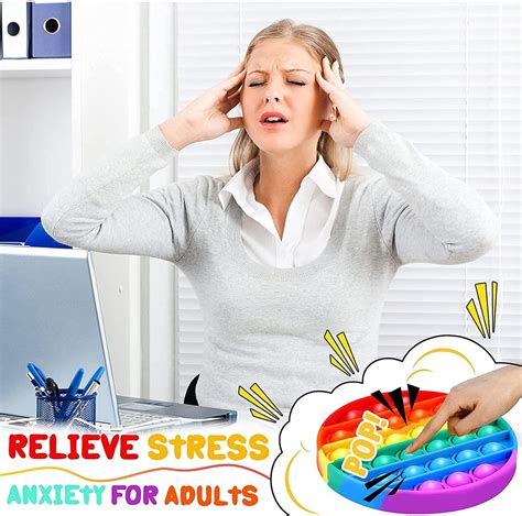 Push Pop Fidget Sensory Bubble Silicone Toy Pop It Fidget Toy Push Pop Fidget Toy Push Pop