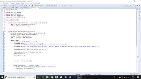 java zufallszahl erraten computer spiele und gaming programmieren