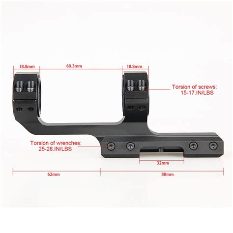 Airsoft Rifle Scope Mount 1inch Or 118inch Pcp Mart
