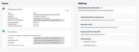 Setup Sso With Azure Microsoft Entra Mailtrap Knowledge Base