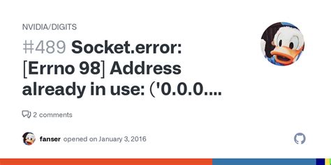 Socketerror Errno 98 Address Already In Use 0000 5000