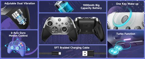 Easysmx Wireless Controller Pc X10 Bluetooth Game Controller Gaming