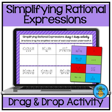 Simplifying Rational Expressions Digital Activity Drag And Drop Made By Teachers