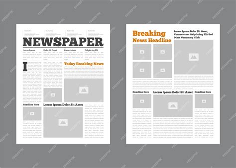 premium vector daily magazine design template graphical layout