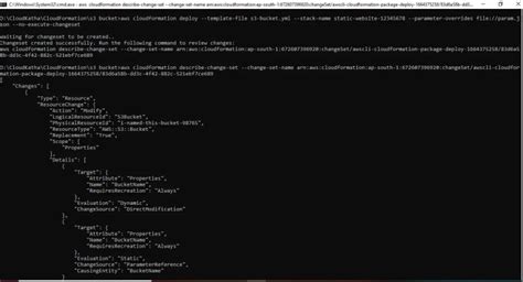 how to deploy cloudformation template using aws cli cloudkatha