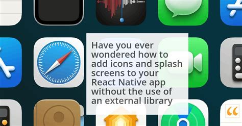 Adam Gilinsky On Linkedin How To Add Icons And Splash Screen In React