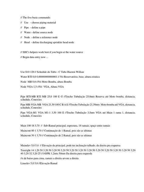 ExercÍcio Shc The Five Basic Commands Pdf