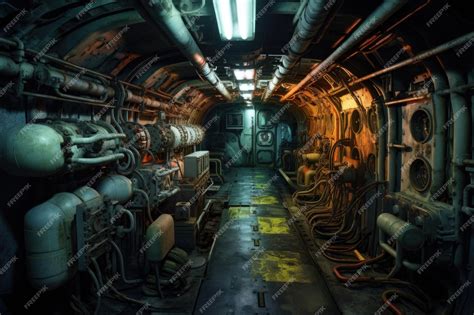 Premium Ai Image Torpedo Room With Open Torpedo Tubes Created With