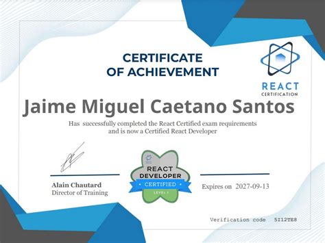 React Certification On Linkedin Reactcertification Reactjs Portugal
