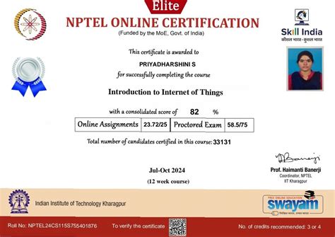 Nptel Iot Elitesilver Learning Priyadharshini Suresh