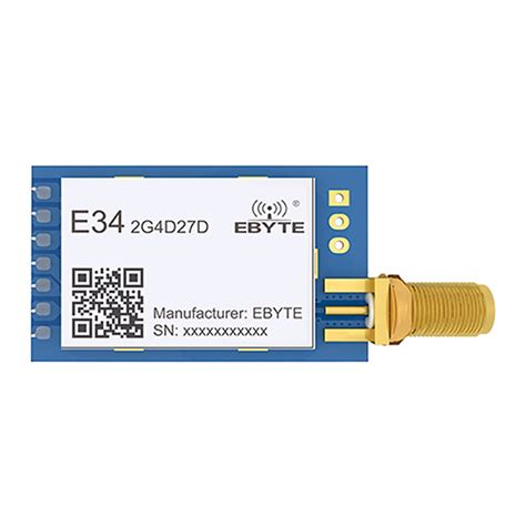 Ebyte E34 2g4d27d Nrf24l01 2 4g Uart Wireless Module Full Duplex High