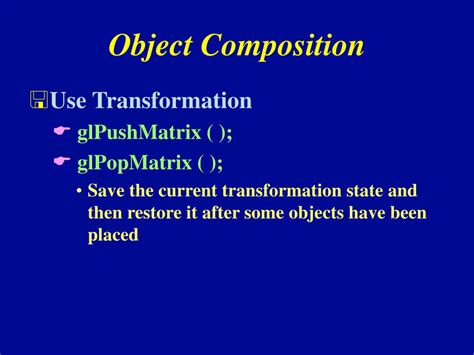 Ppt Introduction Of Opengl 3d Graphic And Animation Powerpoint