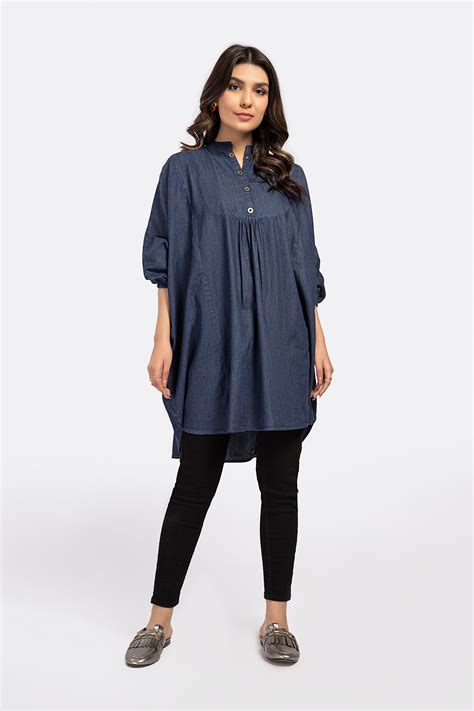 Shirt Blue Mb Ef23 54 Mbasics By Mariab Pk