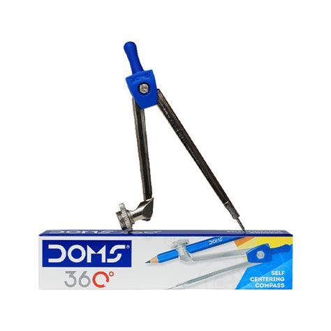 Doms 360 Degree Self Centering Pencil Compass Non Rusting Strong