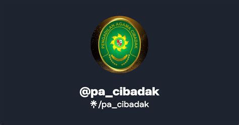 Pa Cibadak Twitter Instagram Facebook Tiktok Linktree