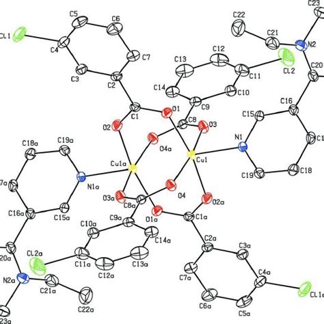 The Molecular Structure Of The Title Molecule With The Atom Numbering