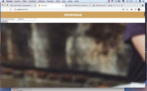 ravenous part 1 and 2 styling full stack codecademy forums