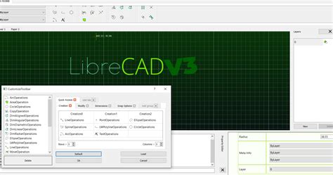 LibreCAD D Mechanical Drawing