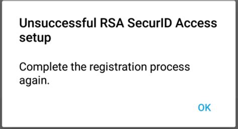 Rsa Securid Authenticate App Registration Fails On Miui Devices With Error Unsuccessful Rsa