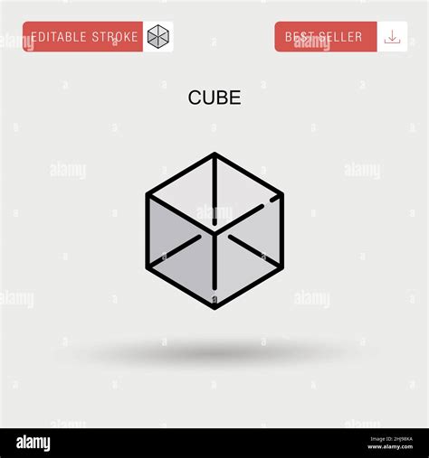 Cube Simple Vector Icon Stock Vector Image And Art Alamy