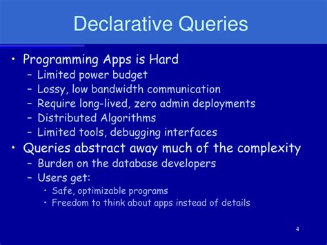 Ppt Implementation And Research Issues In Query Processing For