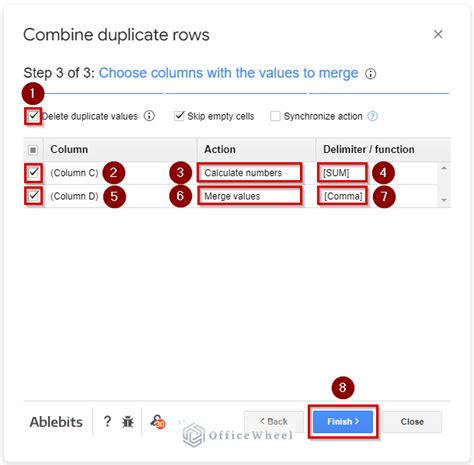 How To Merge Duplicate Rows In Google Sheets OfficeWheel