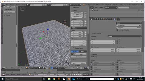 Texturing How To Scale The Texture Used By Displace Modifier