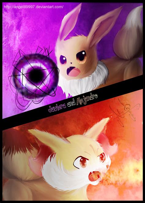 Pokemon Eevee Y Fennekin By Angel89997 On Deviantart