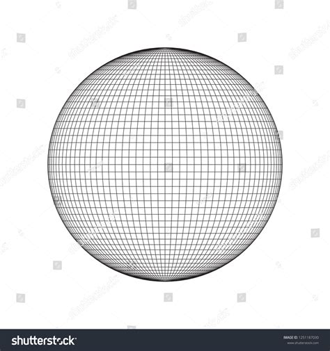 Wireframe Mesh Objects Network Line Hud Stock Vector Royalty Free Shutterstock