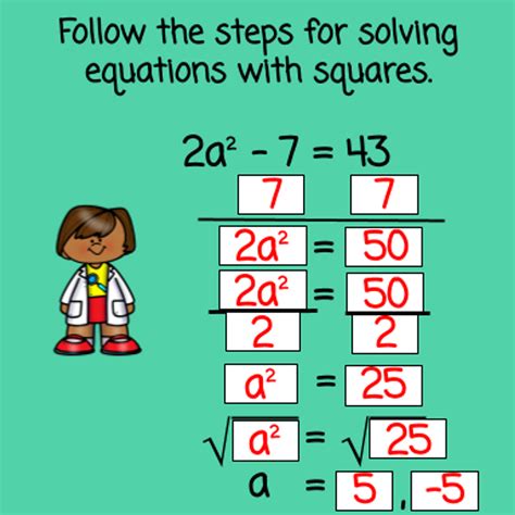 Algebraic Equations With Squares And Cubes Amped Up Learning