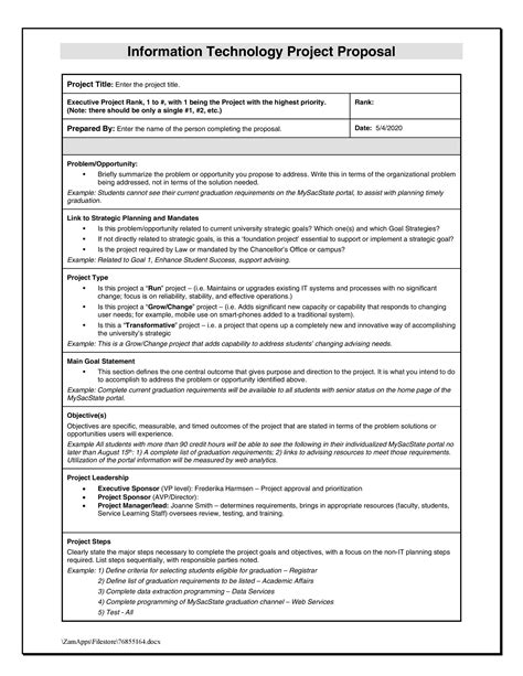 43 Professional Project Proposal Templates ᐅ TemplateLab