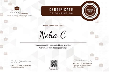 neha c on linkedin dataanalytics workshop continuouslearning