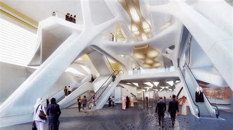 King Abdullah Financial District Kafd Metro Station Concept Design