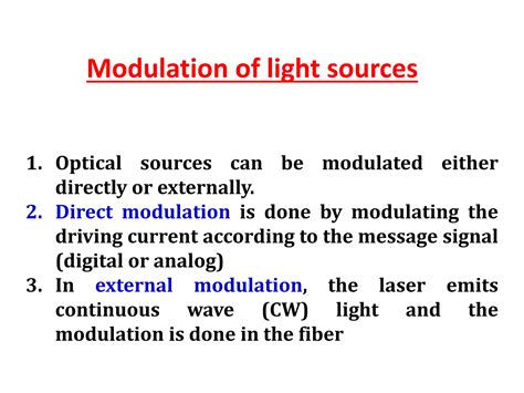 Optical Modulation External And Internal Pdf