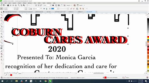 Corel Draw Tips Tricks Outline Color Of Just To One Part Of A Text YouTube