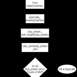 Flowchart Of The Algorithm To Find Duplicates Download Scientific Diagram