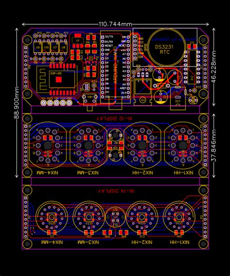 Nixie Clock Arduino WS B Copy Copy OSHWLab