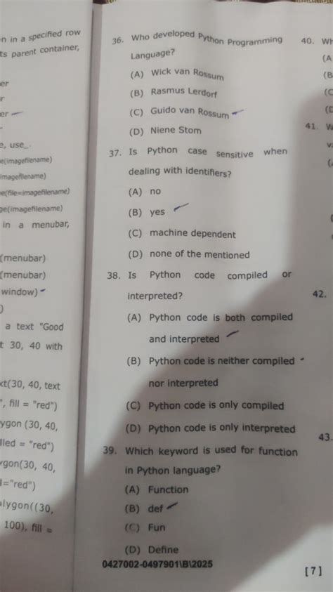 Who Developed Python Programming Languagea Wick Van Rossumb Rasmus