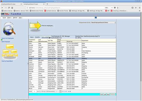 Navigate In A Adf Table Programmatically Oracle Forums