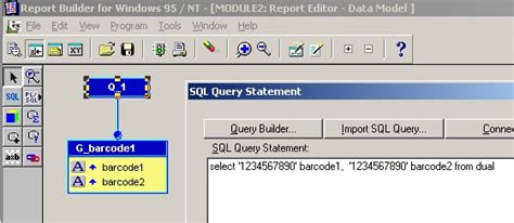 Building An Oracle Report With A Barcode Oracle Apps